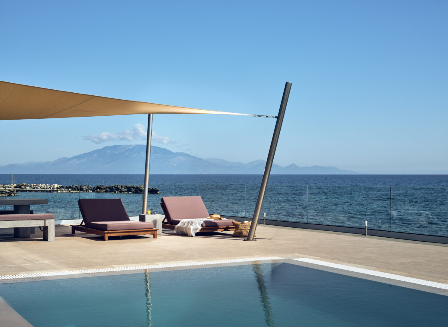Sea Front LaMer Villa,Luxury Retreat & Heated Pool | Think Villa