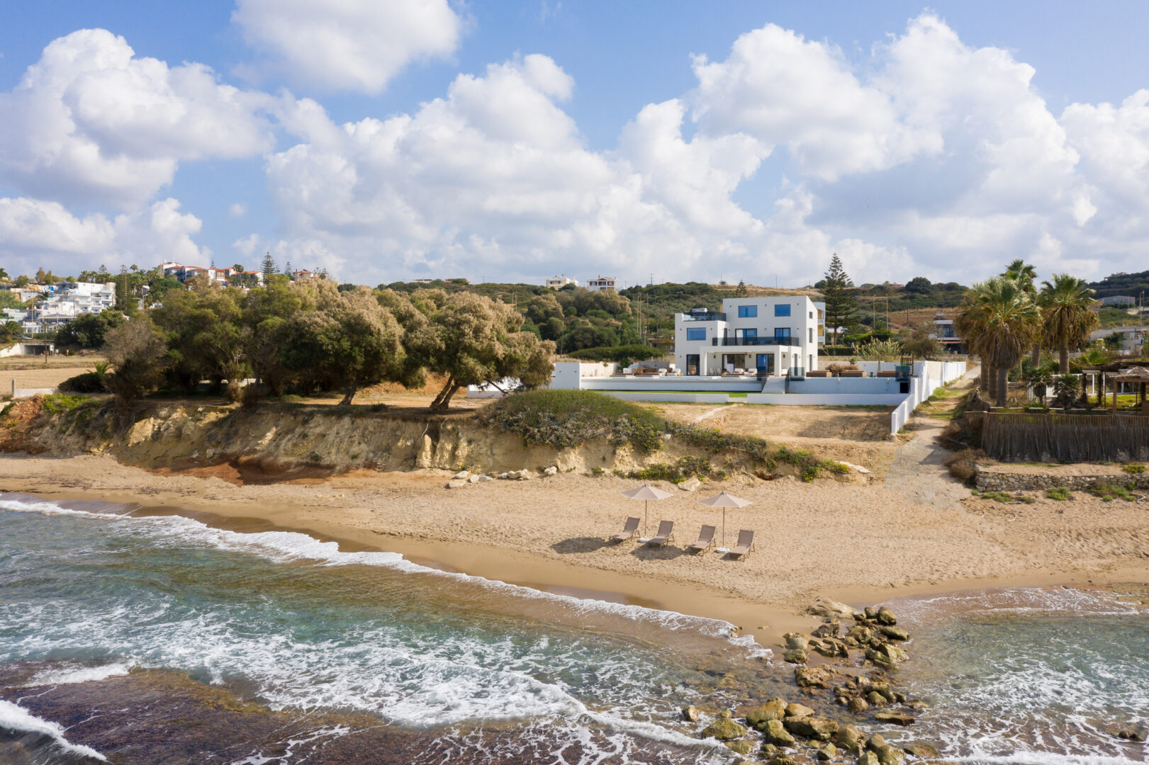 Asea Villa, Spectacular right-on-the-beach Retreat | Think Villa