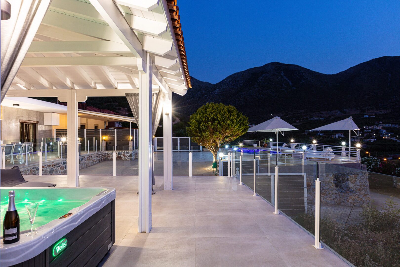 Promitheas Villa, with Pool & Heated Spa Whirlpool | Think Villa