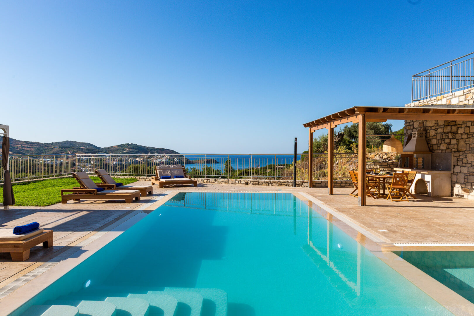 Oraia Eleni Villa, with Pool, BBQ & SeaViews | Think Villa