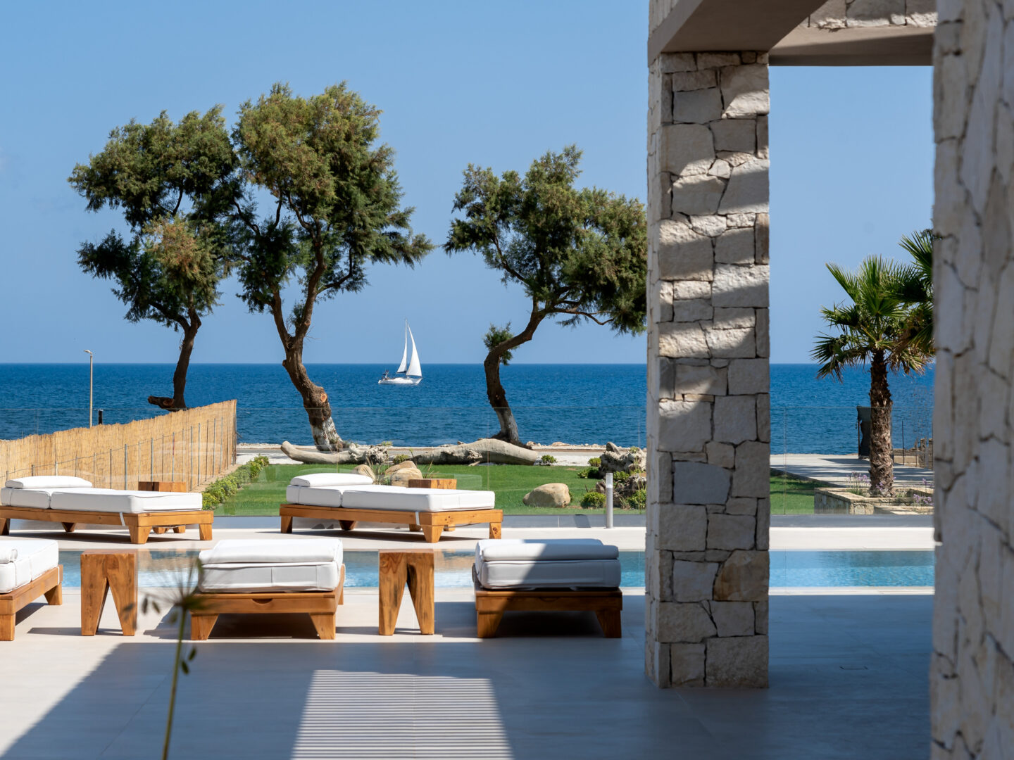Artemis Villa, Beachfront Retreat with Heated Pool | Think Villa
